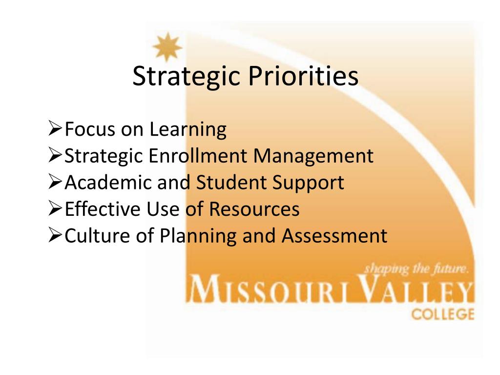 PPT - Missouri Valley College Strategic Plan 2012-2017 PowerPoint ...