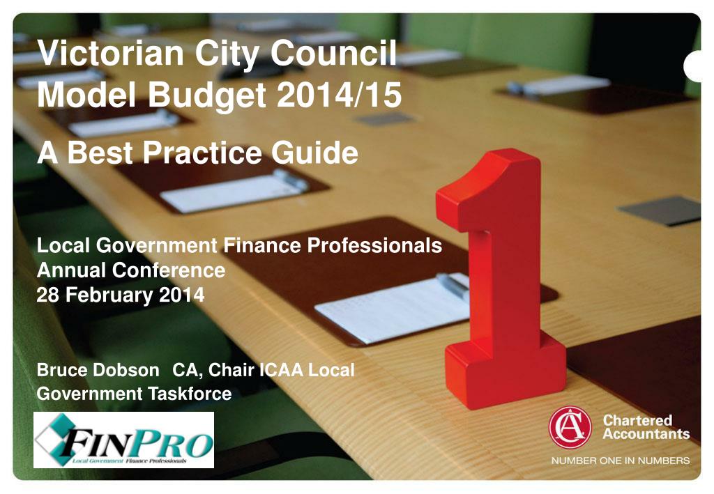 PPT - Victorian City Council Model Budget 2014/15 A Best Practice Guide ...
