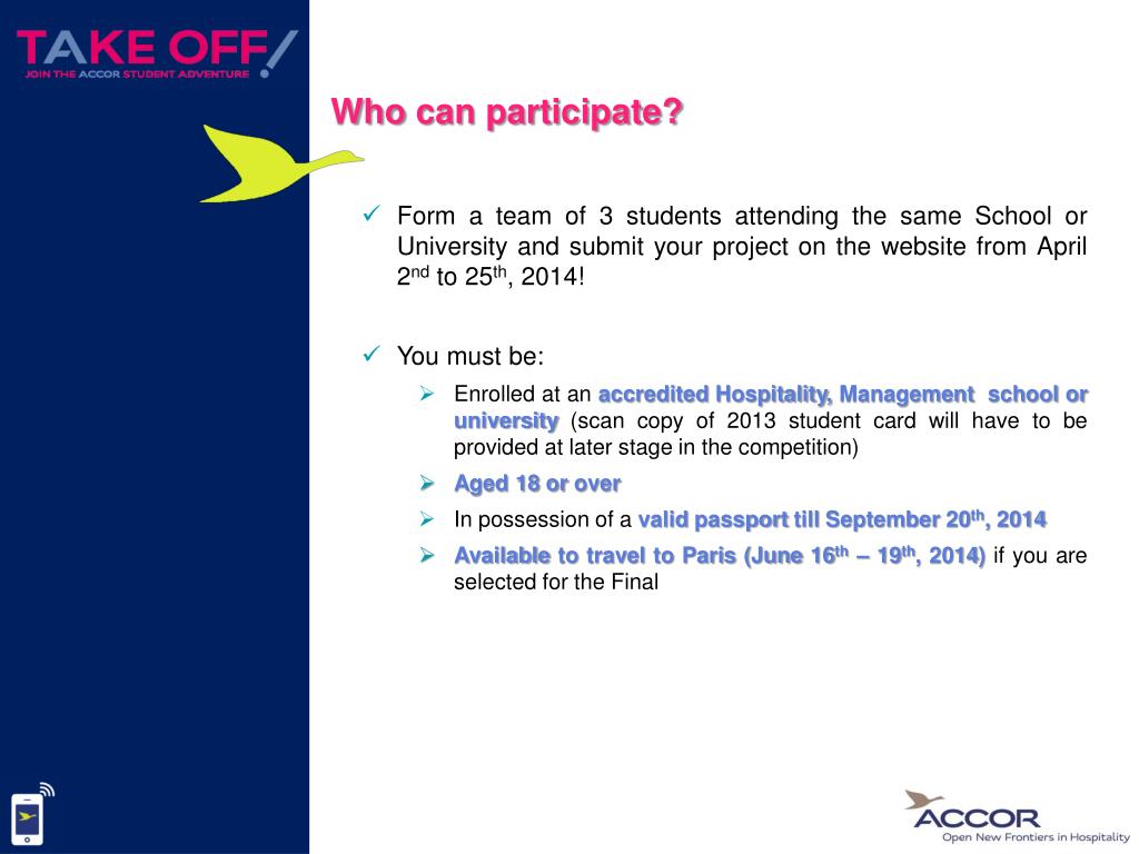 PPT - Accor organizes from April 2 nd to June 19 th , 2014, an original ...