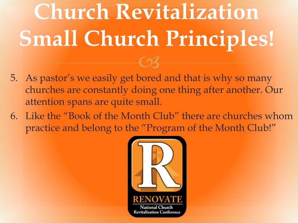 PPT - Church Revitalization in the Small Church! PowerPoint ...