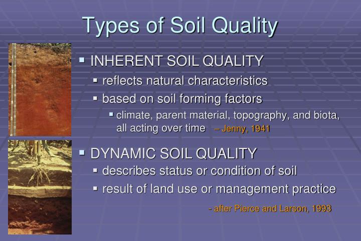 PPT - Soil Quality and Soil Health: Are they different? and Do they ...