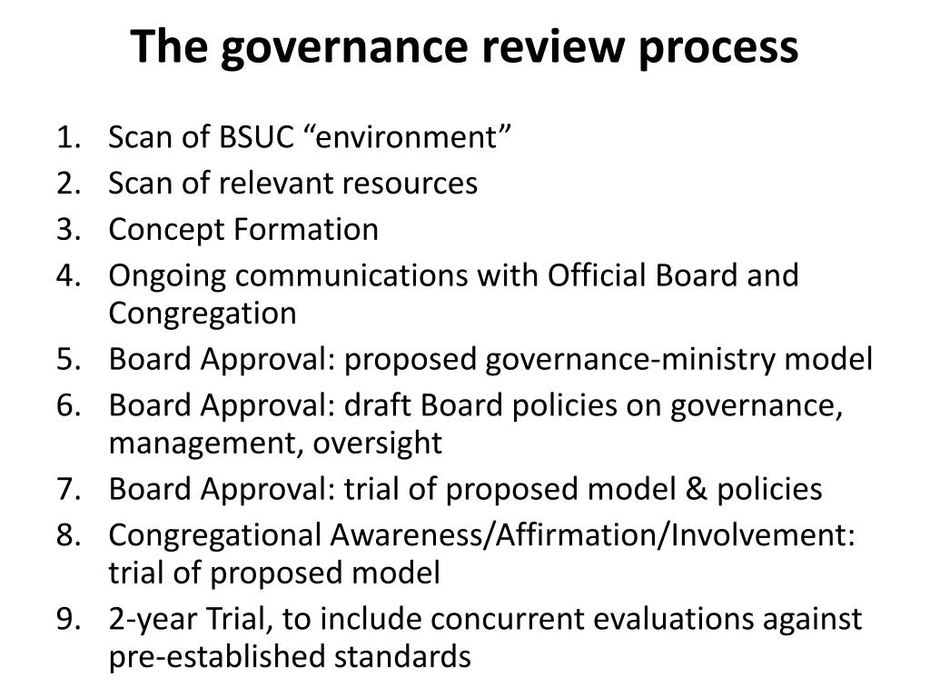 PPT - A Governance and Ministry Model of Congregational Organization ...