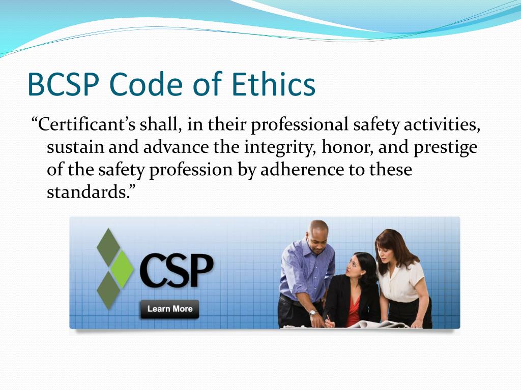 PPT - Safety Ethics or Safety Isn’t for the Faint of Heart PowerPoint ...