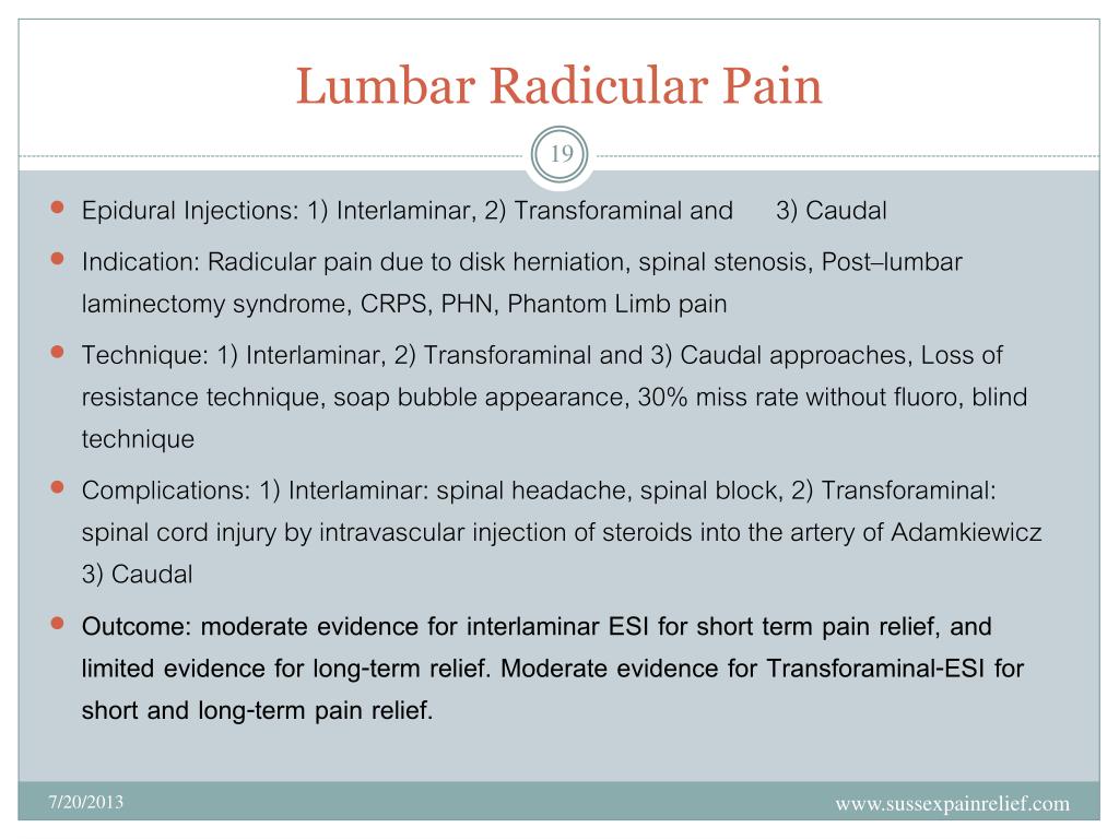 PPT - In terventio nal Pain Management for Chronic Spinal Pain ...