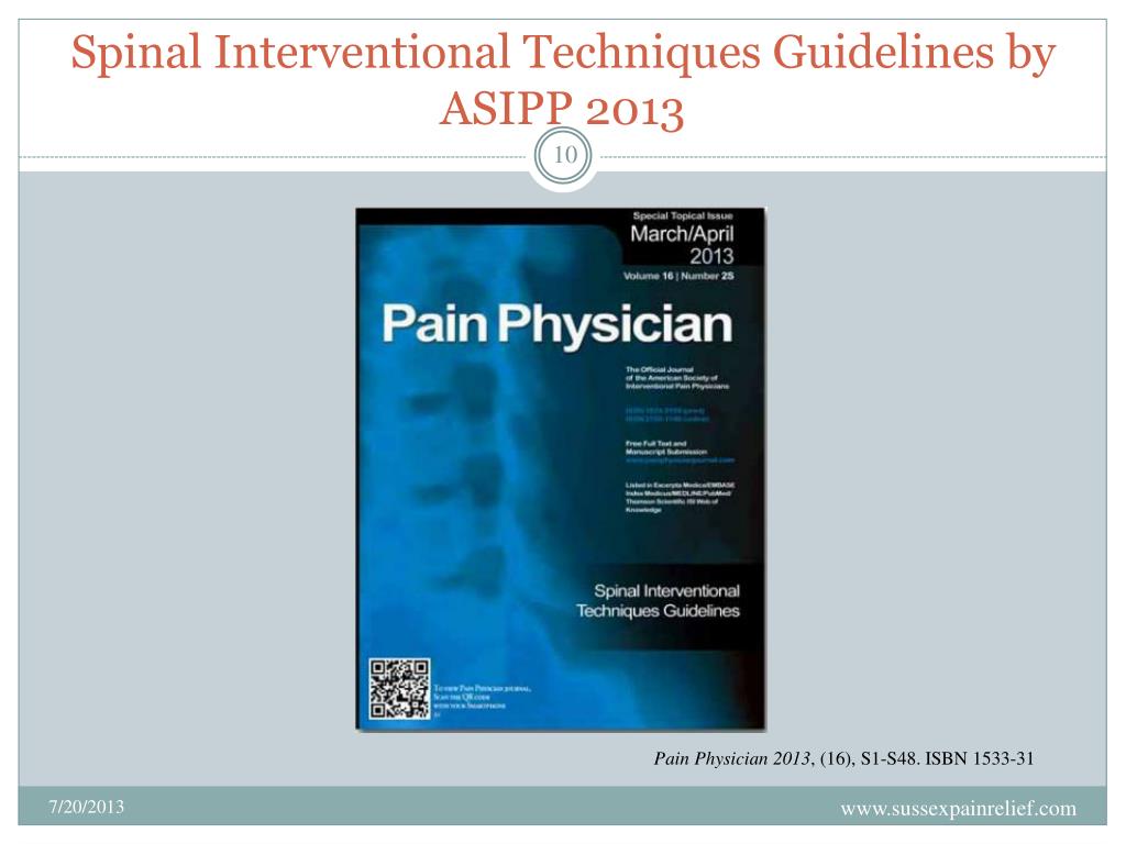 PPT - In terventio nal Pain Management for Chronic Spinal Pain ...