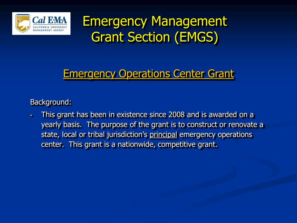 PPT - California Emergency Management Agency Matthew Bettenhausen ...