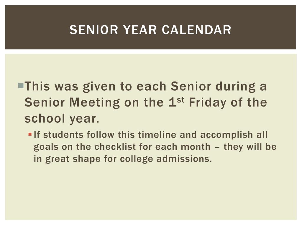 PPT - Senior Parent Night: The College Admissions Process PowerPoint ...