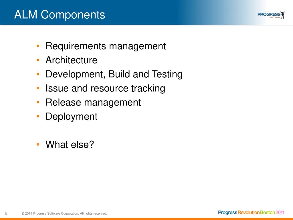 PPT - Application Lifecycle Management (ALM) Methodologies and Tools ... PPT - Application Lifecycle Management (ALM) Methodologies and Tools ...