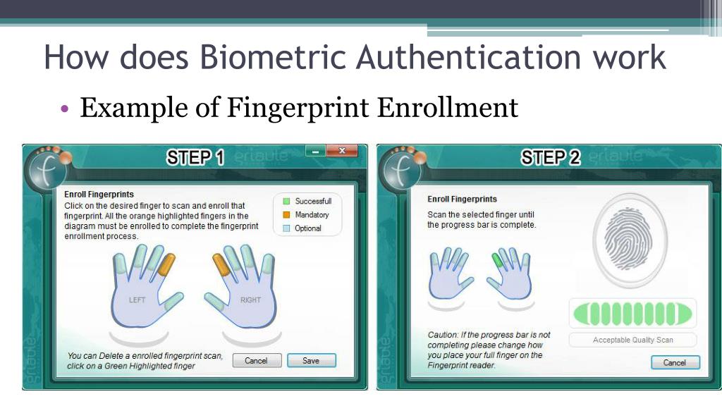 PPT Biometric Authentication PowerPoint Presentation Free Download