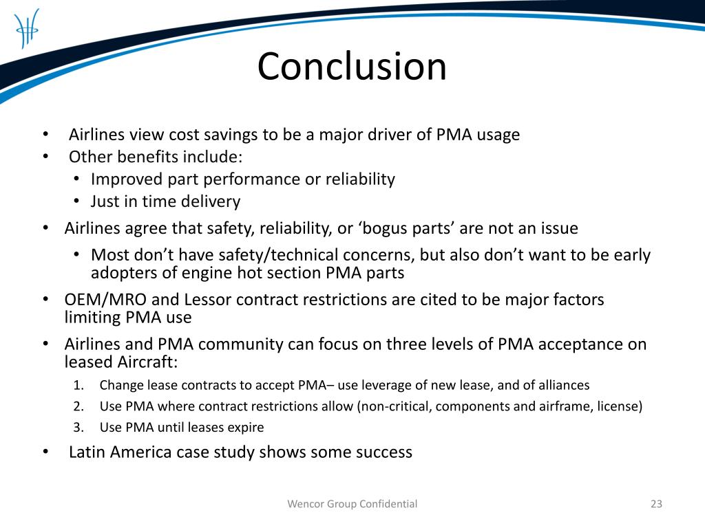 PPT - PMA Parts & Leasing in International Markets With a Focus on ...