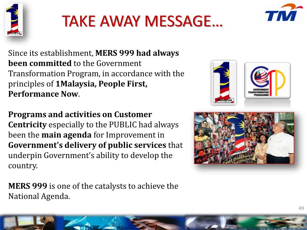 PPT - By: Ir Rozinah Anas Project Director MERS 999 Telekom Malaysia ...