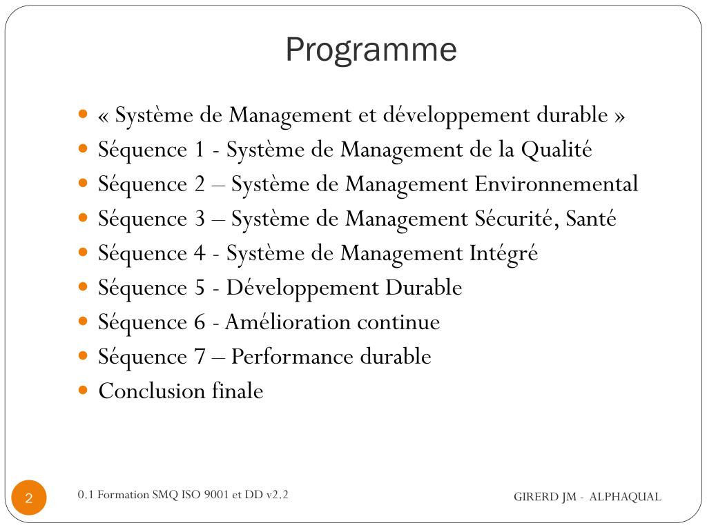 PPT - Système de Management Intégré « Management la qualité ISO 9001 et ...