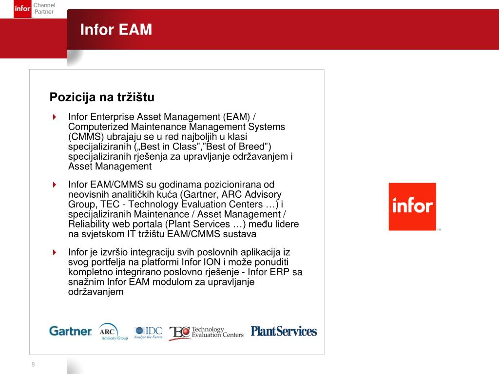 PPT - Infor EAM - informacijski sustav za podršku upravljanju ...