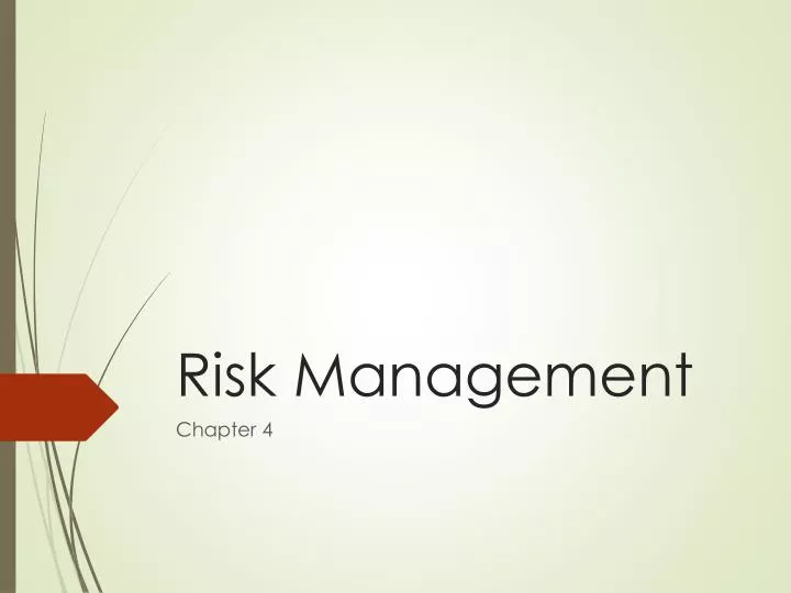 PPT - Risk Management PowerPoint Presentation, free download - ID:1568055
