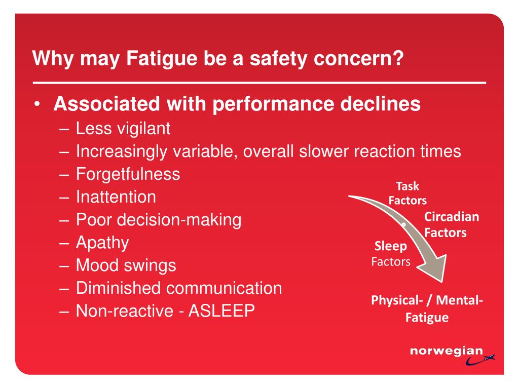 PPT - Fatigue Risk Management System , -in the aviation industry ...