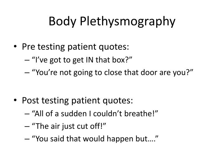 PPT - Body Plethysmography PowerPoint Presentation - ID:1568471