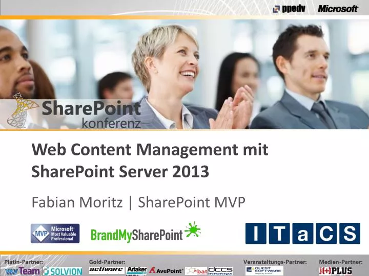 PPT - Web Content Management mit SharePoint Server 2013 PowerPoint ...