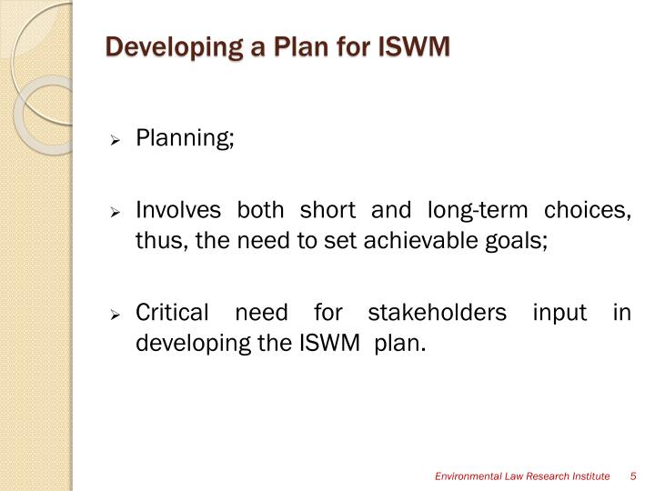 PPT - Overview of Integrated Solid Waste Management (ISWM) PowerPoint ...