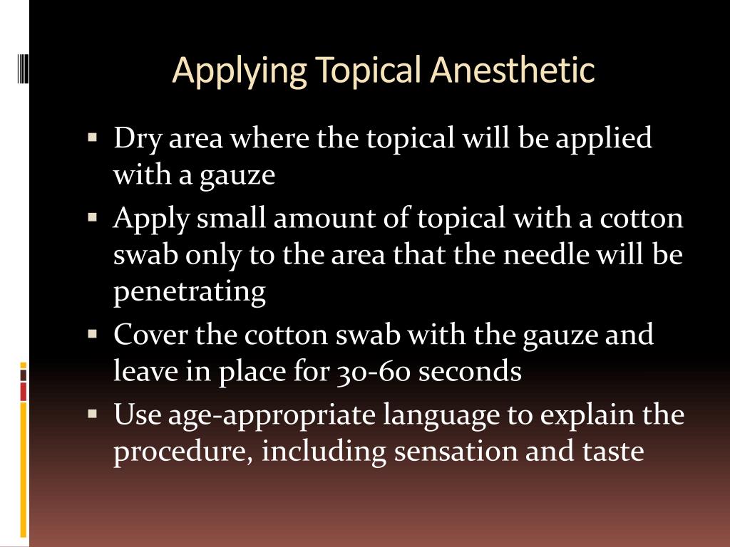 PPT - Local anesthesia and pain management in pediatric dentistry ...