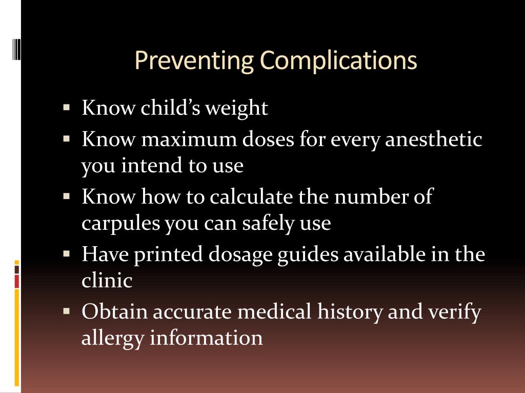 PPT - Local anesthesia and pain management in pediatric dentistry ...