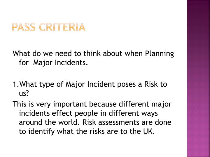 PPT - Unit 15 Planning and Management of Major Incidents PowerPoint ...