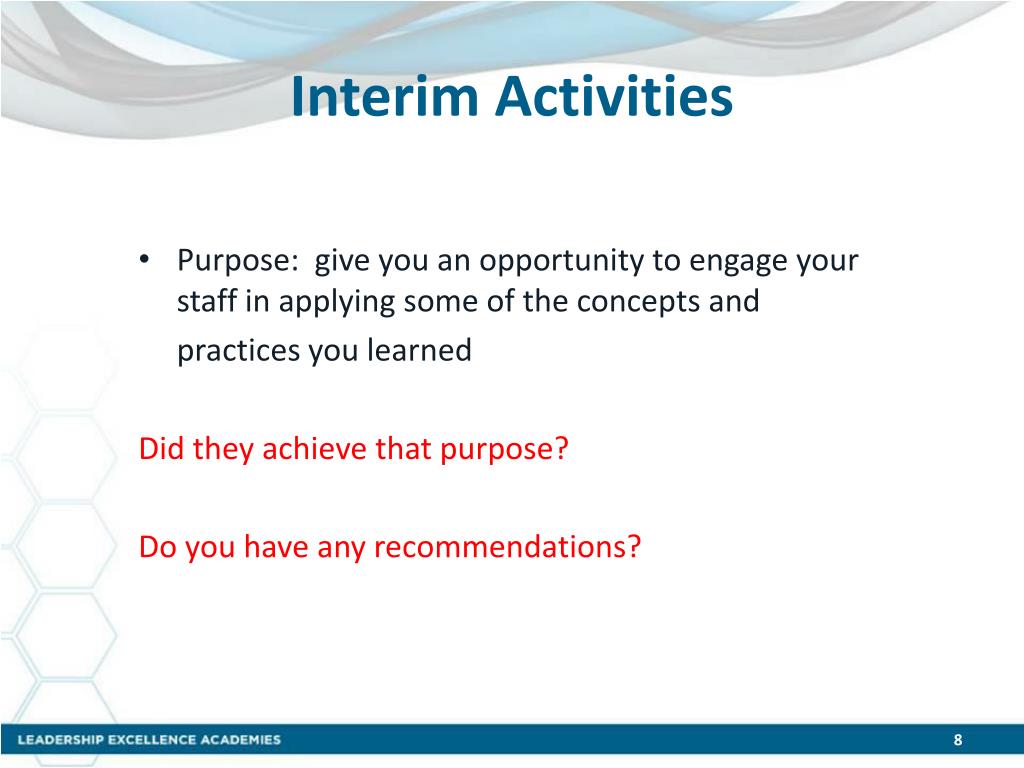 PPT - Leadership Excellence Academy Evaluation Webcast PowerPoint ...