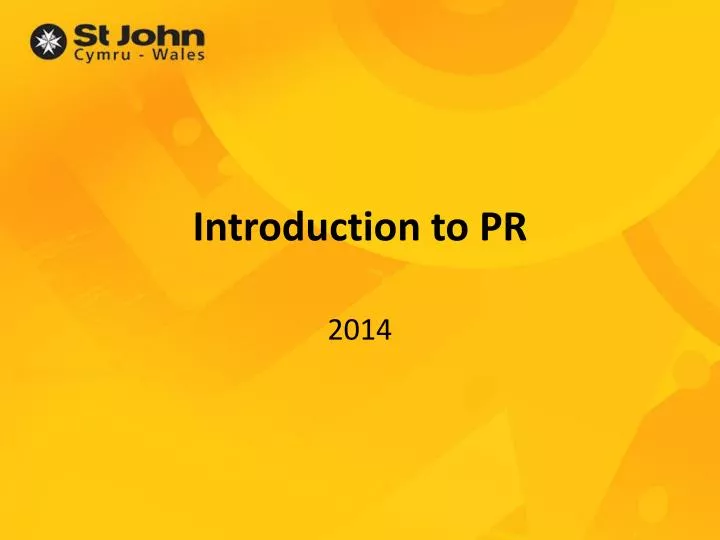 PPT - Introduction to PR PowerPoint Presentation, free download - ID ...