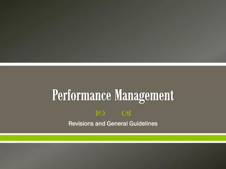 PPT - Performance Management PowerPoint Presentation, free download ...