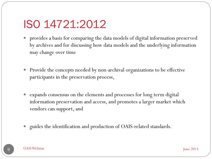 PPT - Open Archival Information System (OAIS) PowerPoint Presentation ...