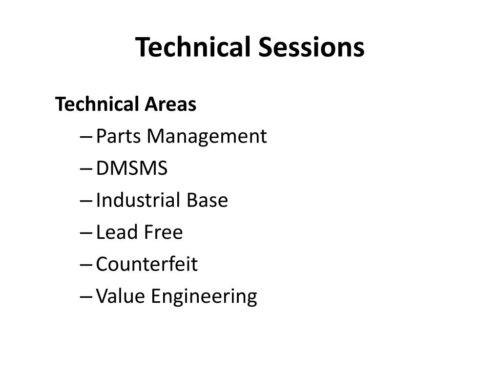 PPT - DMSMS & Standardization Conference October 25-28, 2010 Rio Hotel ...