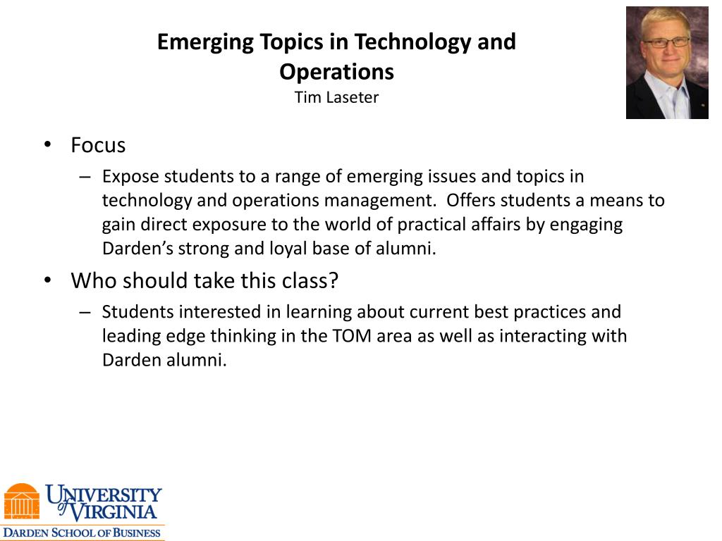 PPT - Technology and Operations M anagement (TOM) Electives 2012 - 2013 ...