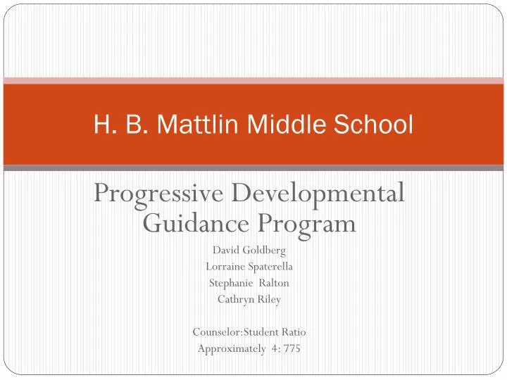 PPT - H. B. Mattlin Middle School PowerPoint Presentation, free ...