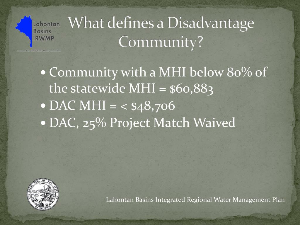 PPT - Lahontan Basins Integrated Regional Water Management Plan (IRWMP ...