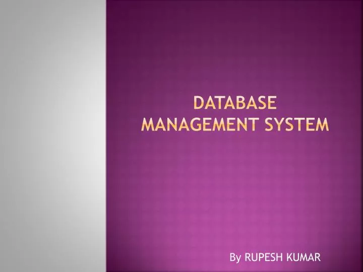 PPT - Database management system PowerPoint Presentation, free download ...