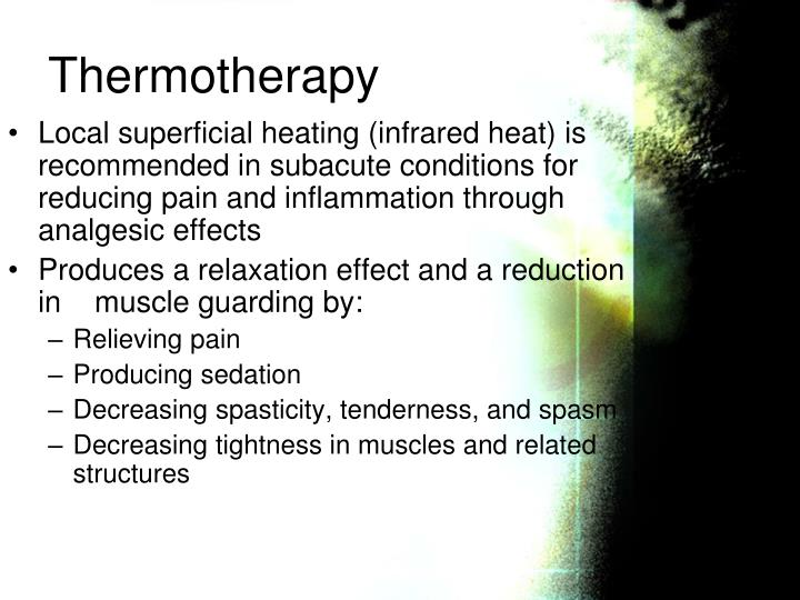 PPT - Therapeutic Modalities PowerPoint Presentation - ID:1571010
