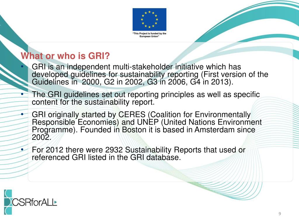 Ppt Global Reporting Initiative Gri Powerpoint Presentation Free