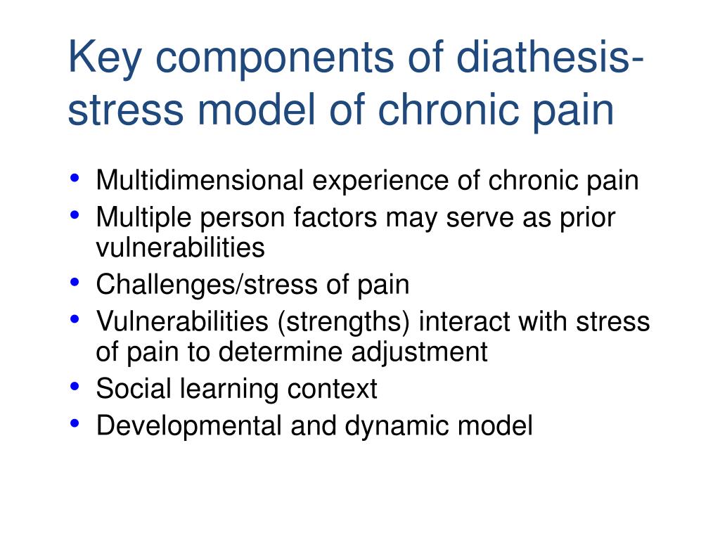 PPT - Psychological Treatment of Chronic Pain PowerPoint Presentation ...