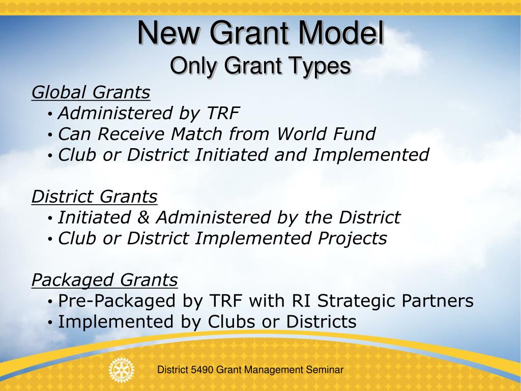 PPT - District 5490 Grant Management Seminar PowerPoint Presentation ...