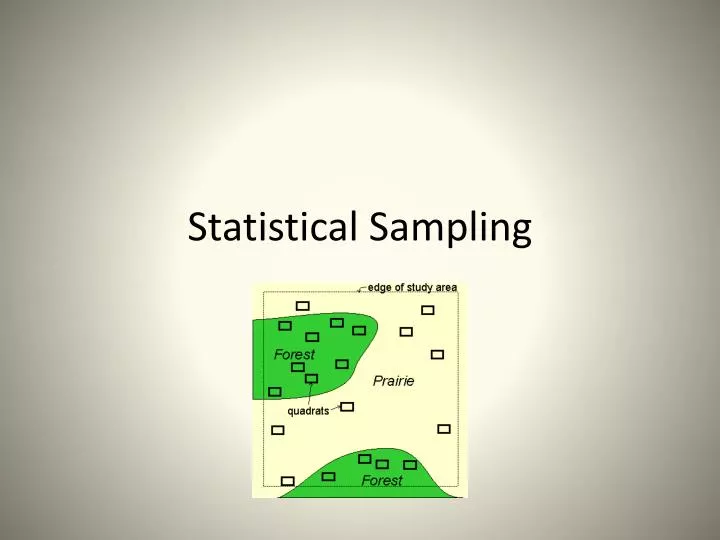 PPT - Statistical Sampling PowerPoint Presentation, free download - ID ...