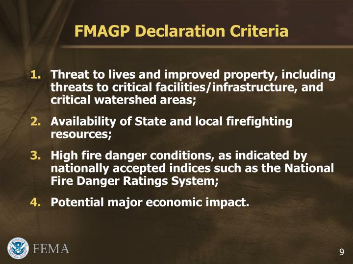 PPT - Fire Management Assistance Grant Program (FMAGP) PowerPoint ...