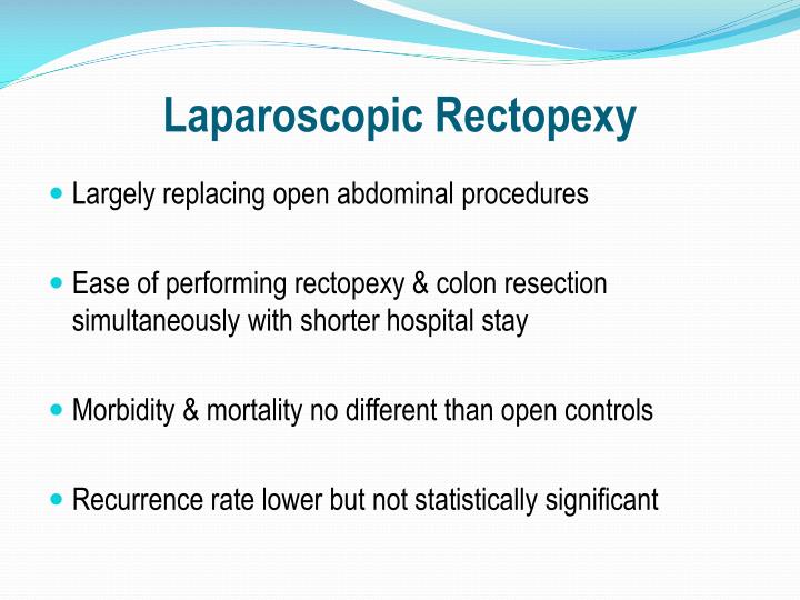 PPT - Rectal prolapse & its laparoscopic management - a video ...