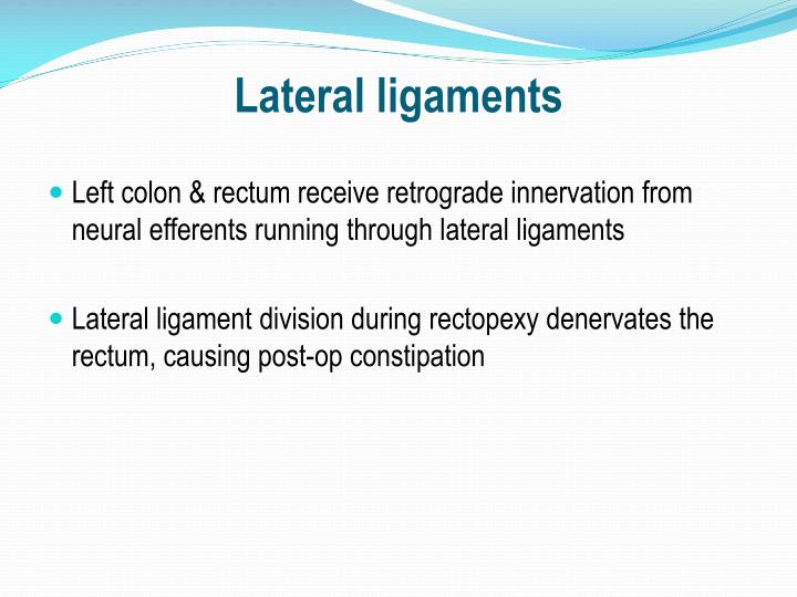 PPT - Rectal prolapse & its laparoscopic management - a video ...