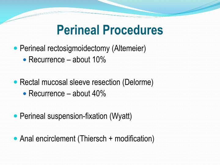 PPT - Rectal prolapse & its laparoscopic management - a video ...