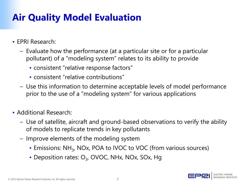 PPT - Air Quality Research from the Perspective of the Electric Power ...