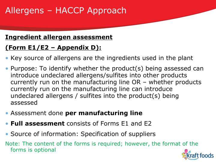 PPT - Kraft Foods Supplier Quality and Food Safety Forum PowerPoint ...
