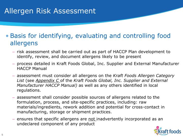 PPT - Kraft Foods Supplier Quality and Food Safety Forum PowerPoint ...