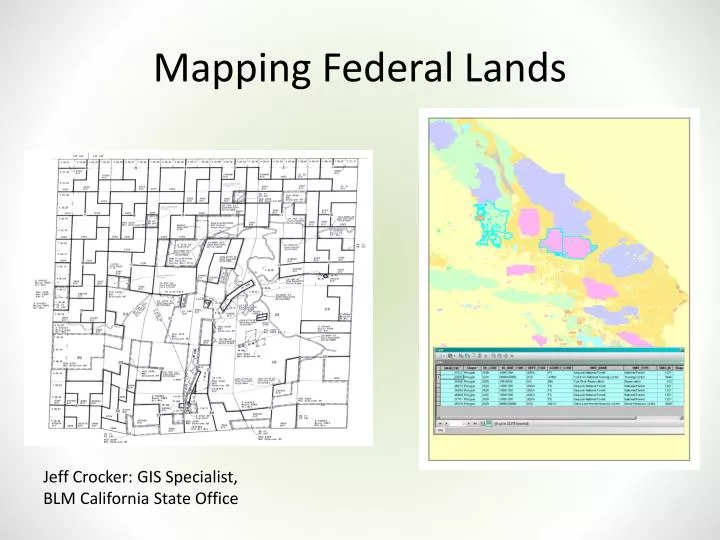 PPT - Mapping Federal Lands PowerPoint Presentation, free download - ID ...