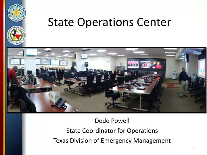 PPT - State Operations Center PowerPoint Presentation, free download ...