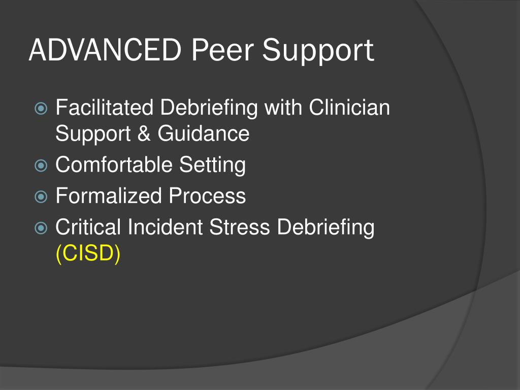 PPT - Critical Incident Stress Management (CISM) PowerPoint ...