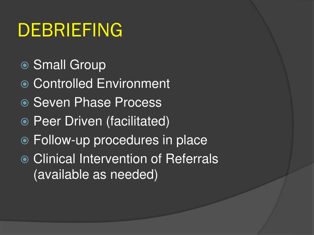 PPT - Critical Incident Stress Management (CISM) PowerPoint ...